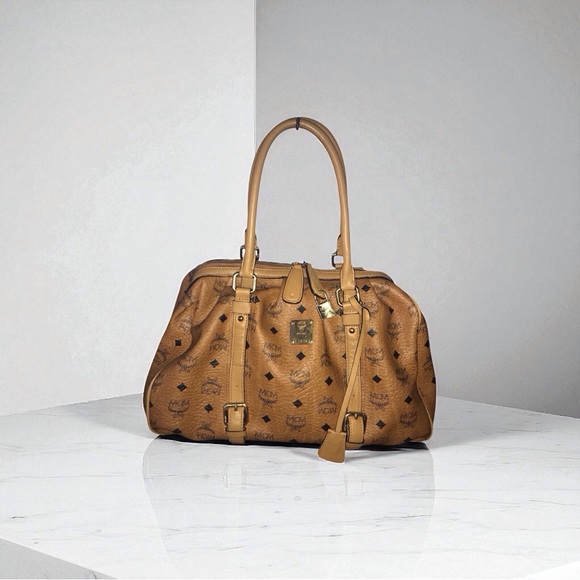 MCM | Bags | Authentic Mcm Top Handle Bag | Poshmark